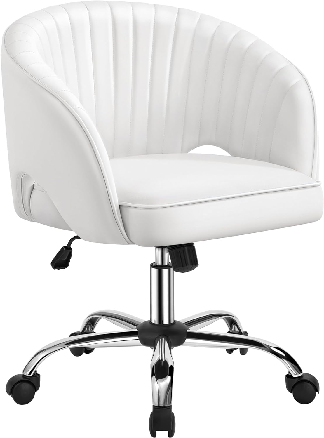 CRXX Home Office Chair, Faux Leather Desk Chair, Modern Swivel Chair ...