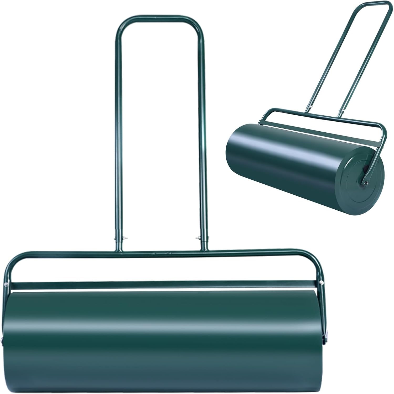 CRXX Lawn Roller, 36’’ 17 Gallons Pull & Push Steel Yard Roller w ...