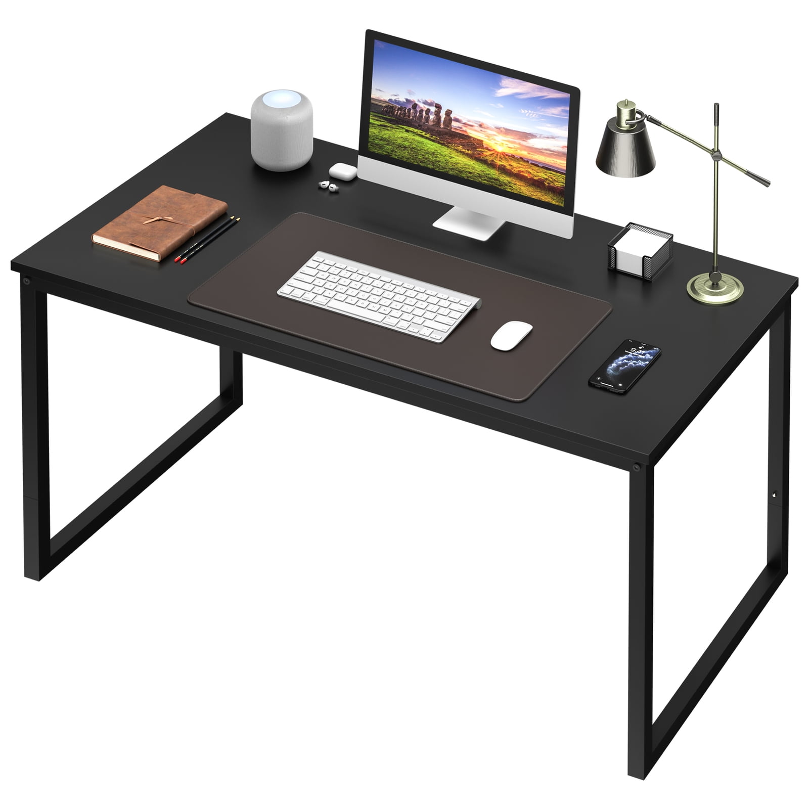 CRXX Modern Writing Desk – 47" Espresso Style Computer Desk for Study ...