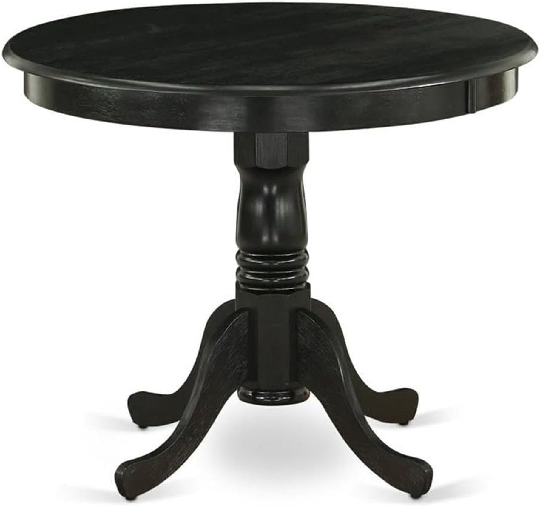 CRYBVYUBN ANT-MAH-TP Antique Dining Room Table - a Round kitchen Table ...