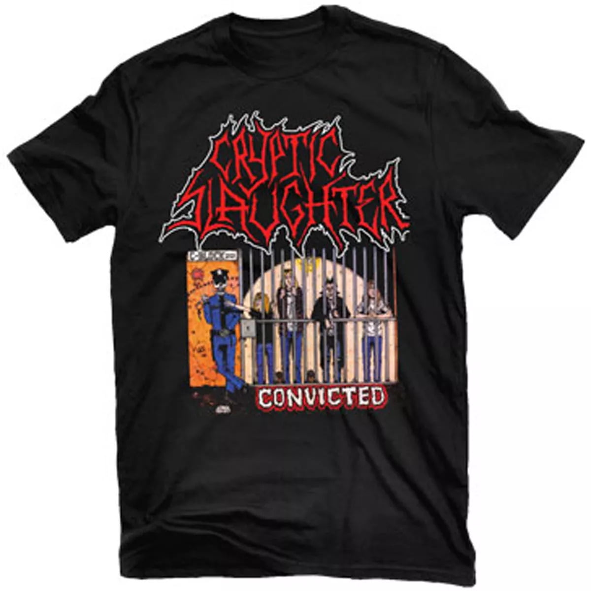 CRYPTIC SLAUGHTER Convicted T-Shirt NEW! Relapse Records AR1058 ...