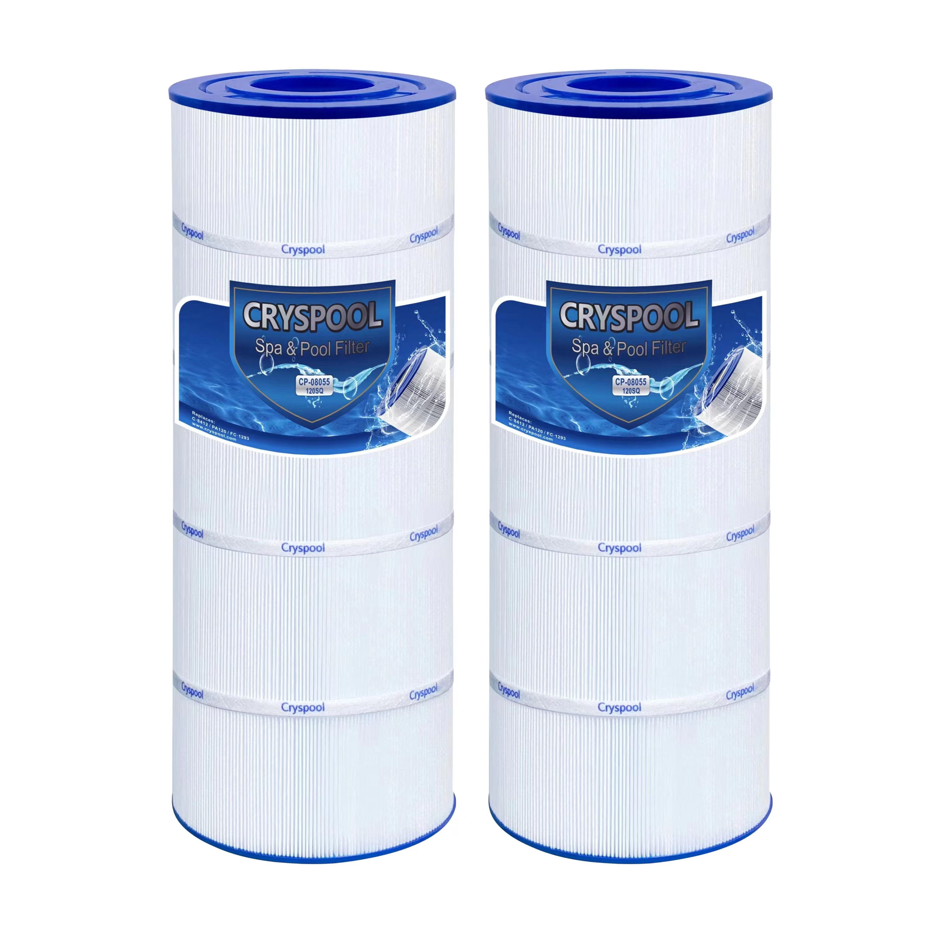 CRYSPOOL Pool Filter Cartridges, Compatible with PA120, Unicel C-8412 ...