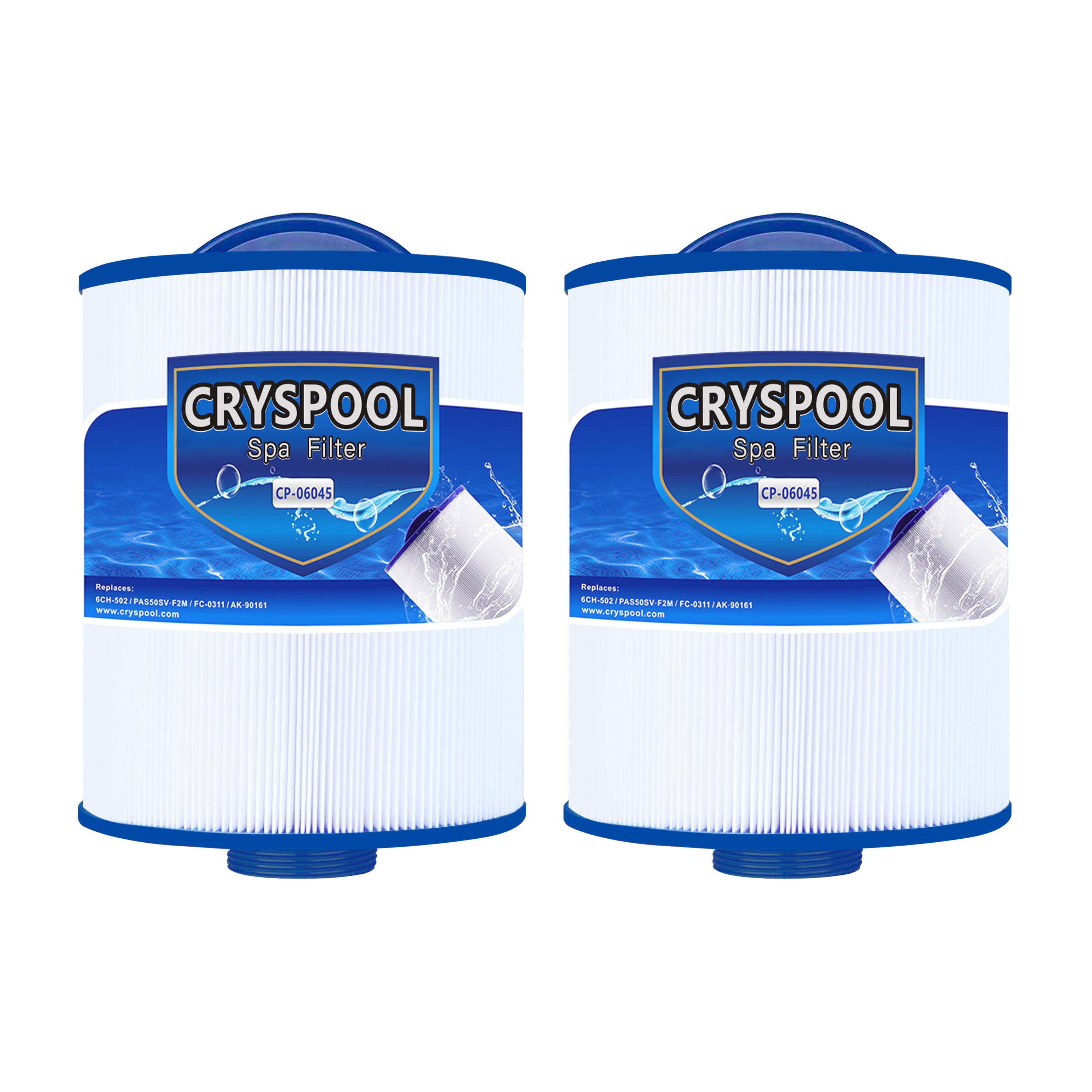 CRYSPOOL Spa Filter Compatible with Unicel 6CH-502, PAS50SV-F2M, Filbur ...