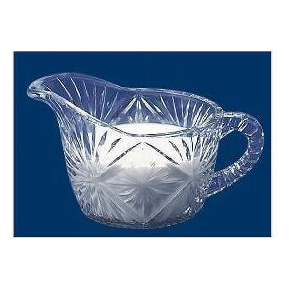 Maryland Plastics Crystal Cut 8 oz. Plastic Coffee Cream Pitcher ...