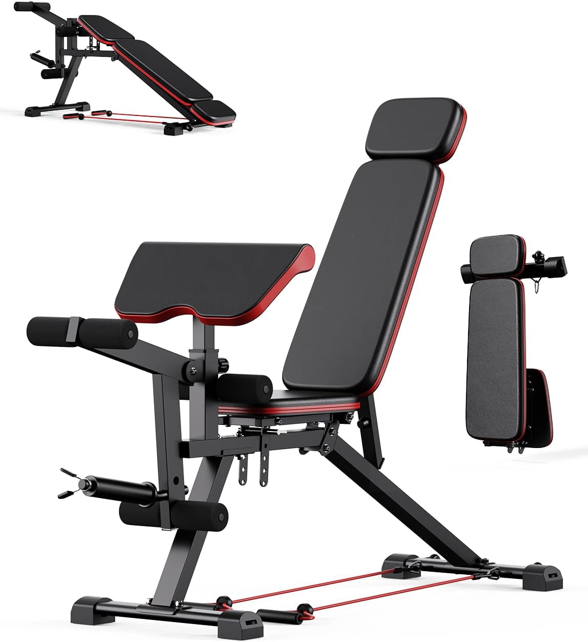 CRYSTAL FIT 4 In 1 Adjustable Weight , Strength Training Benches with ...