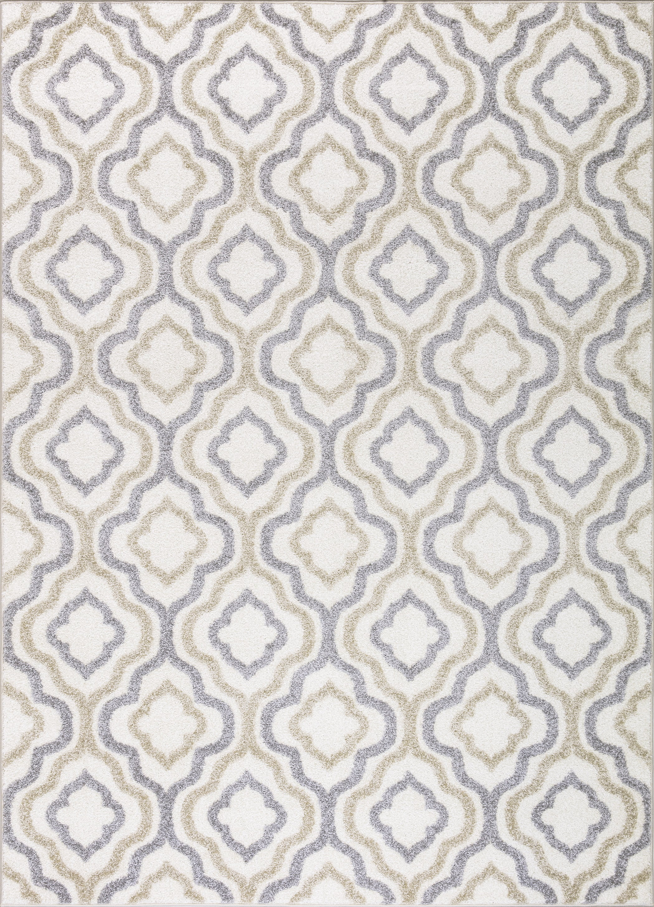 CRYSTAL IVORY 6'7"X9'3" Indoor Area Rug - Walmart.com