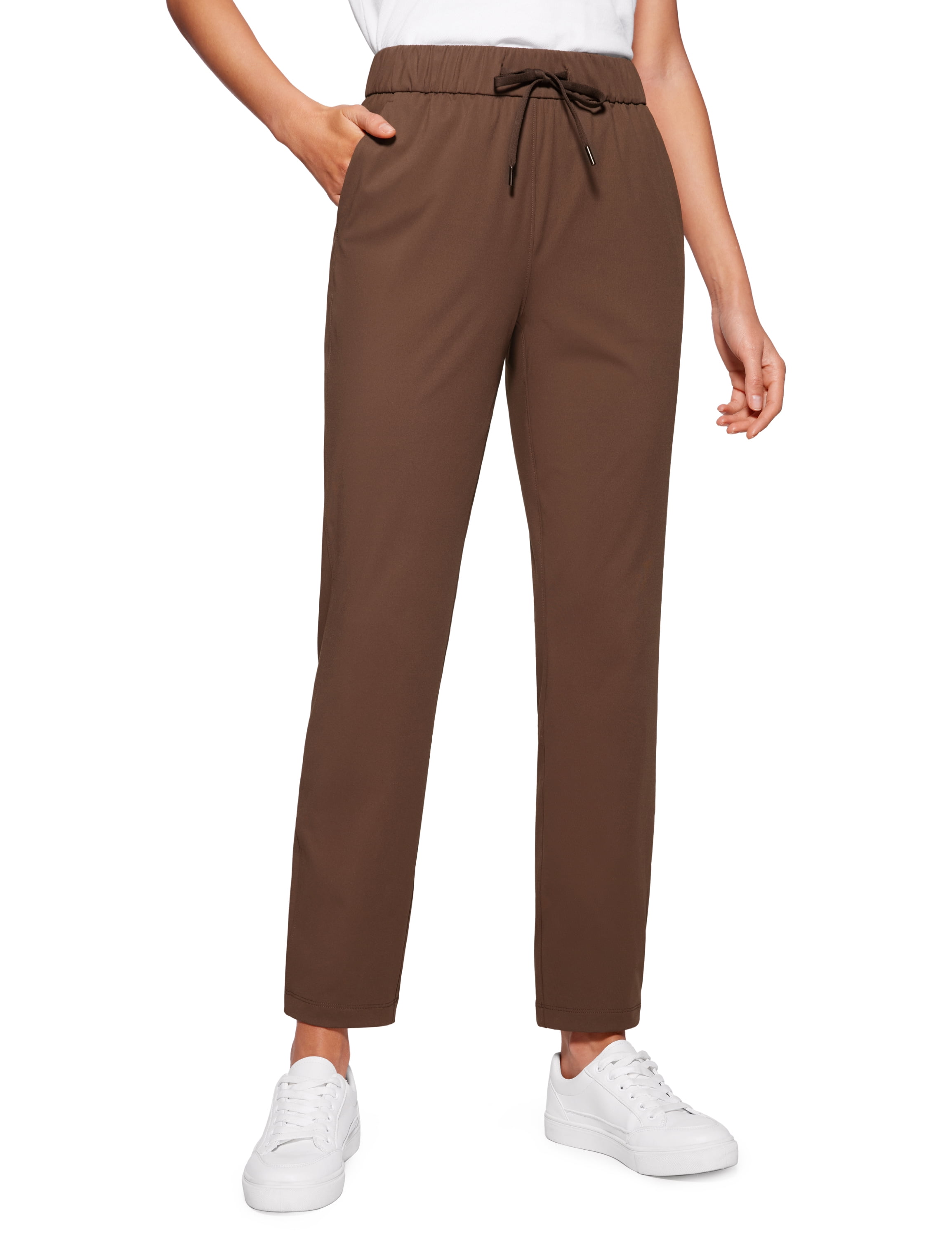 CRZ YOGA 4-Way Stretch Workout Pants for Women 27" Casual 7/8 ...