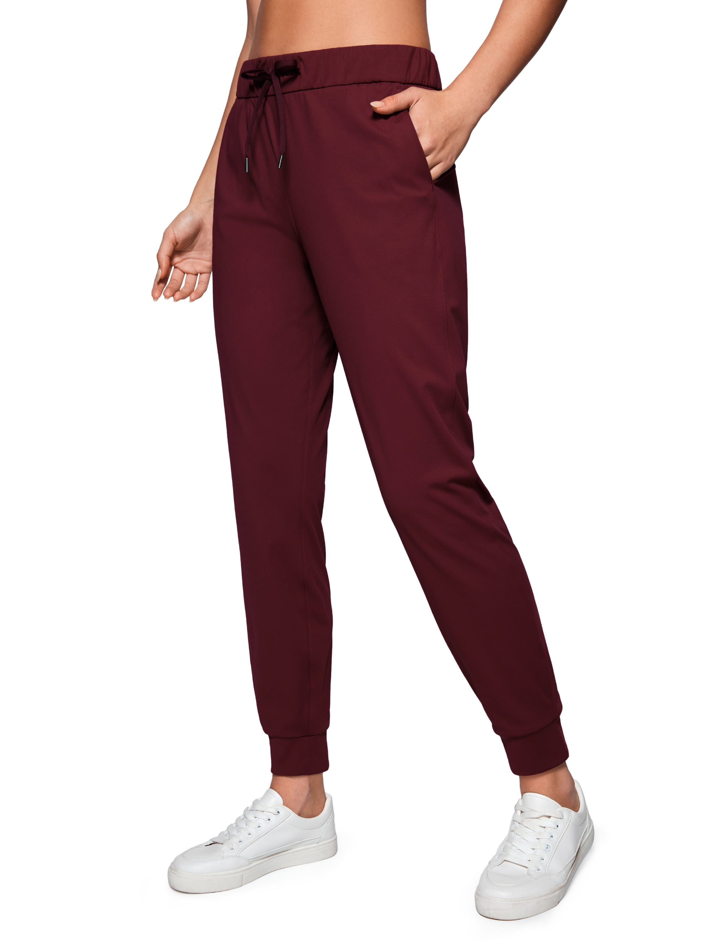 CRZ YOGA 4-Way Stretch Workout Joggers for Women 28 Inches Travel Pants ...