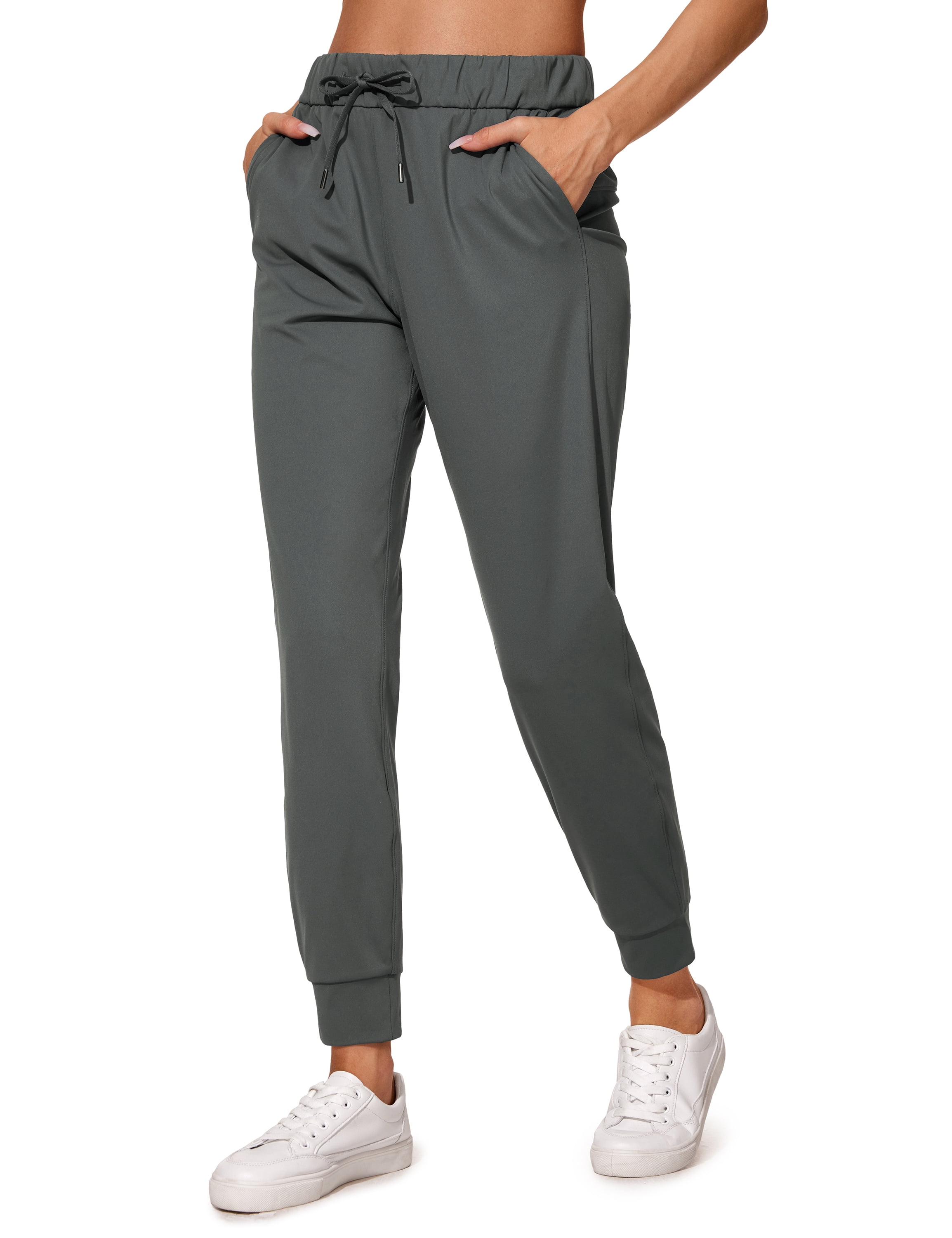 CRZ YOGA 4-Way Stretch Workout Joggers for Women 28 Inches Travel Pants ...
