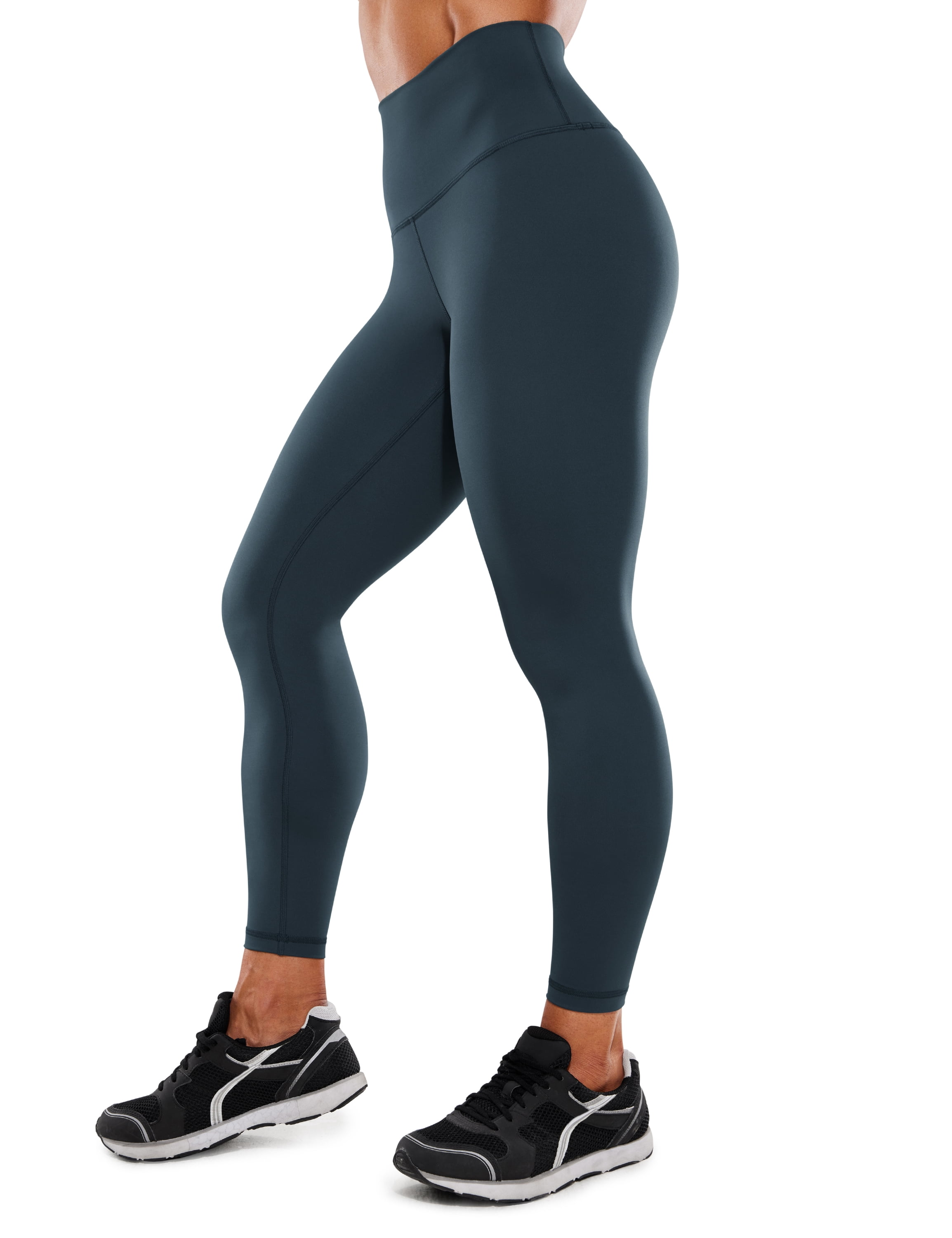 CRZ YOGA Women's Hugged Feeling Compression Leggings 25 Inches Thick ...