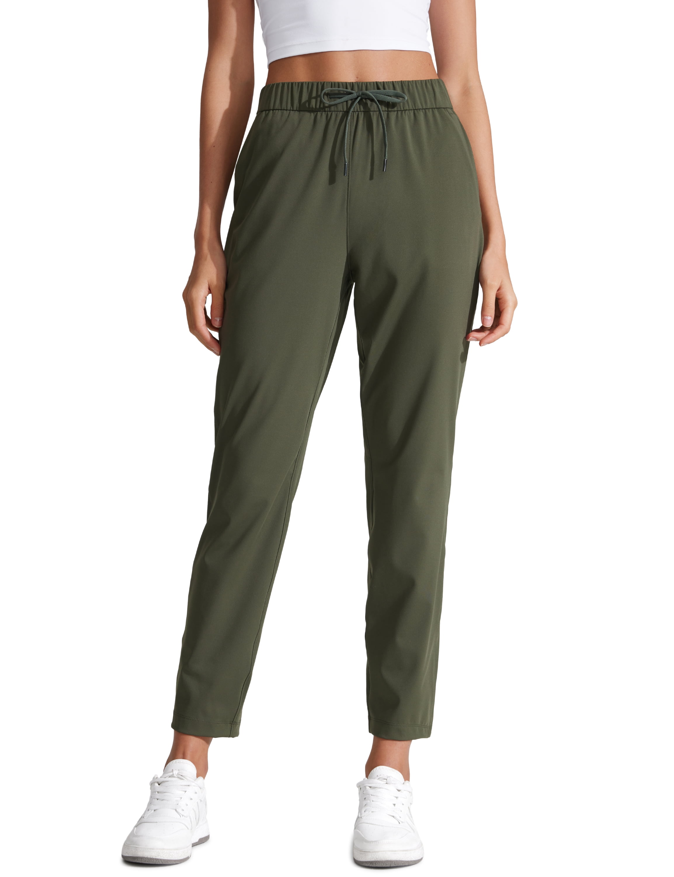 CRZ YOGA 4-Way Stretch Workout Pants for Women 27" Casual 7/8 ...