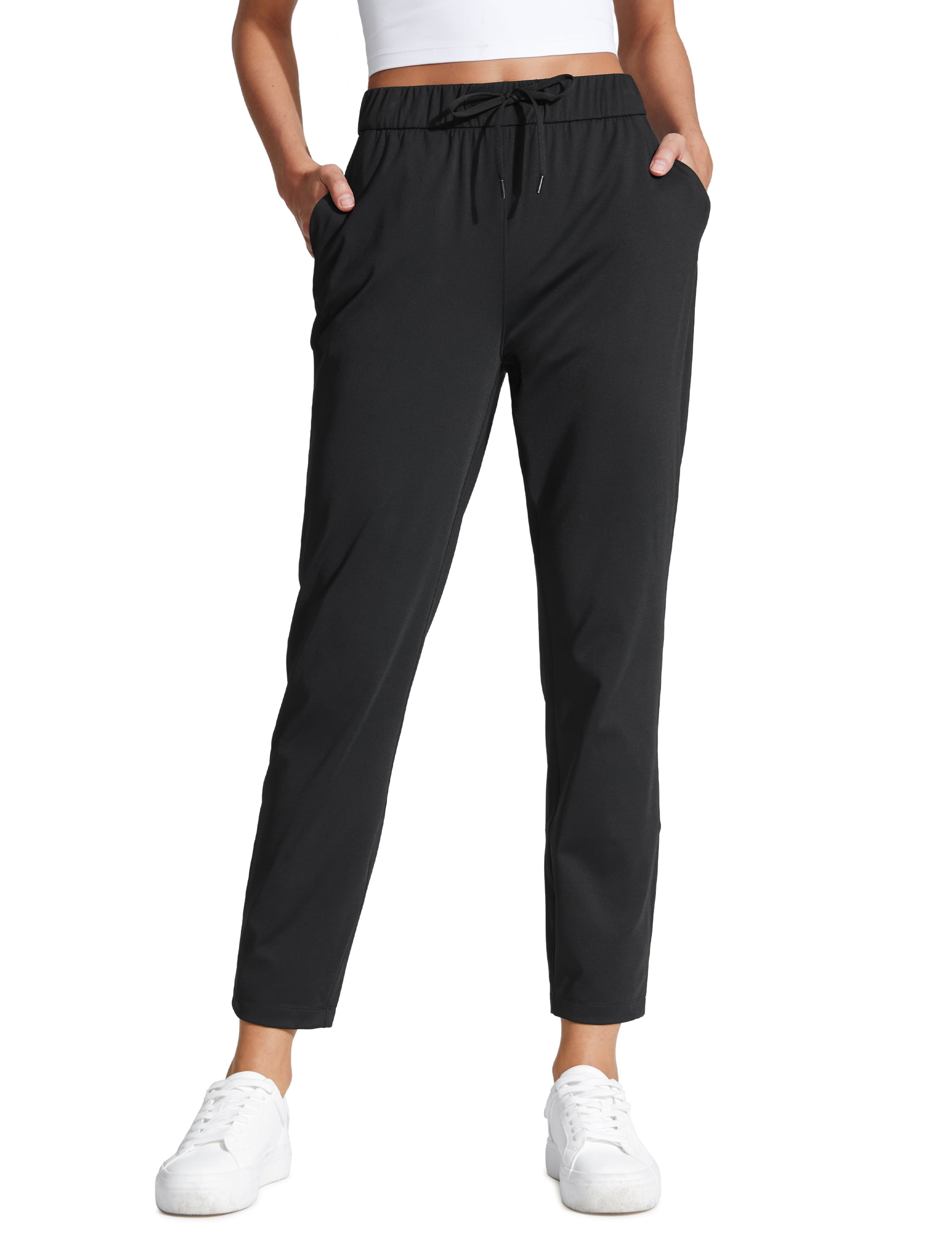 CRZ YOGA 4-Way Stretch Workout Pants for Women 27" Casual 7/8 ...