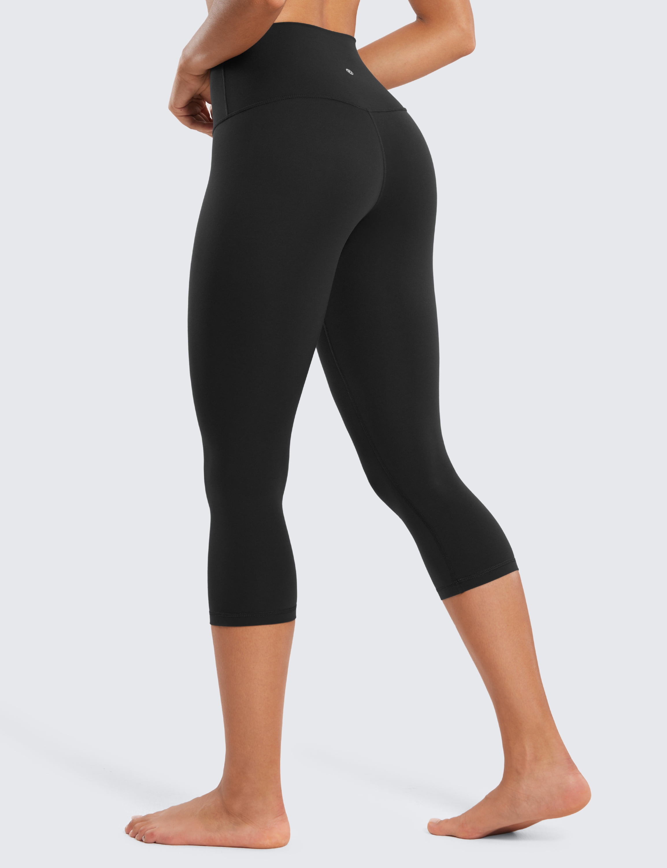 CRZ YOGA Womens Butterluxe High Waisted Lounge Legging 19 Inches Capris ...