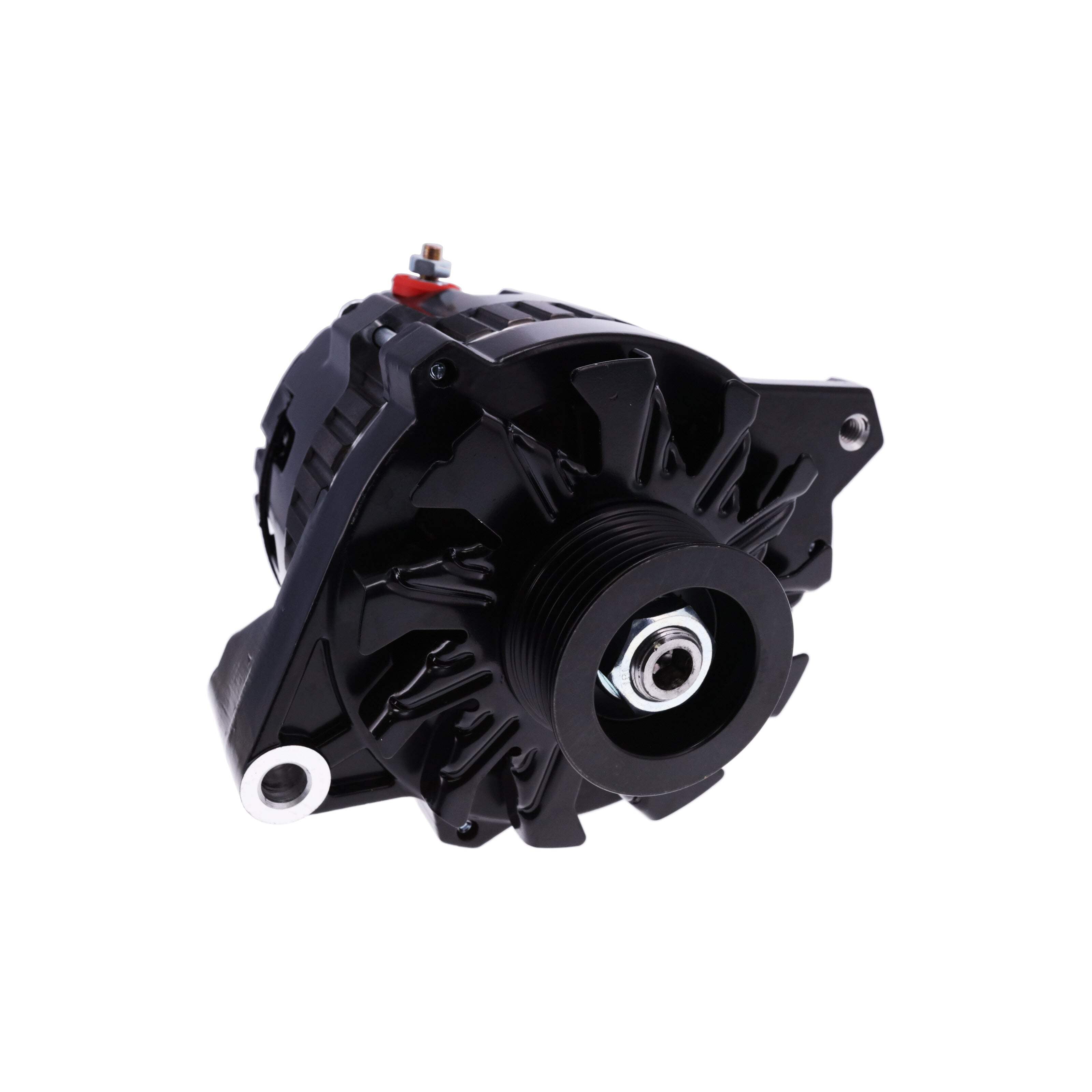 CS-130 Type 220 Amp Alternator w/ Serpentine Pulley for GM Chevy V8 ...
