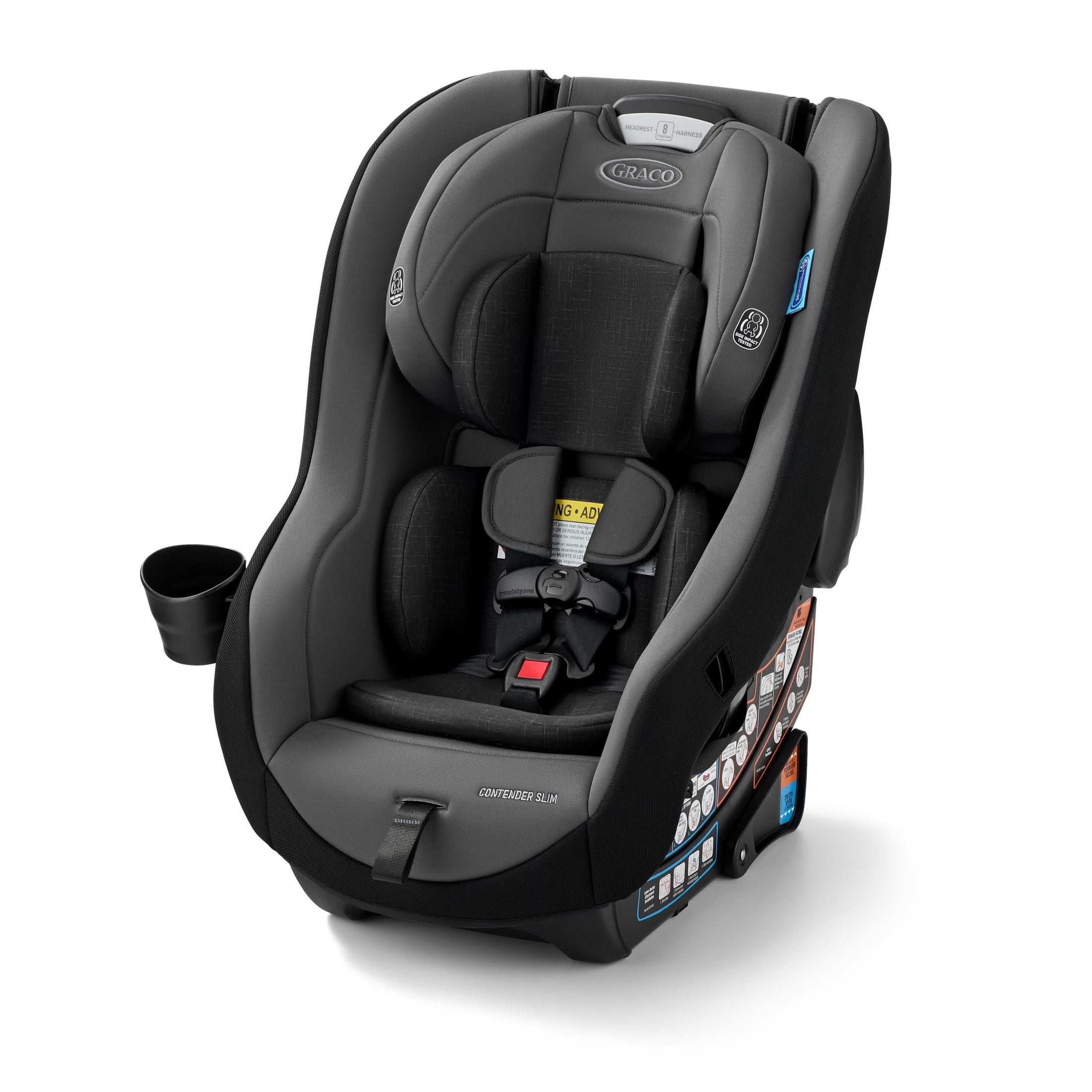 Graco Contender Slim Convertible Infant Toddler Car Seat, West Point, 1 ...