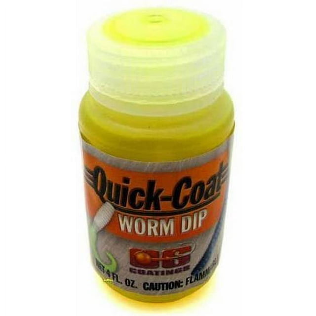 CS Coatings Quick Coat Worm Dip, Yellew/Chartreuse - Walmart.com