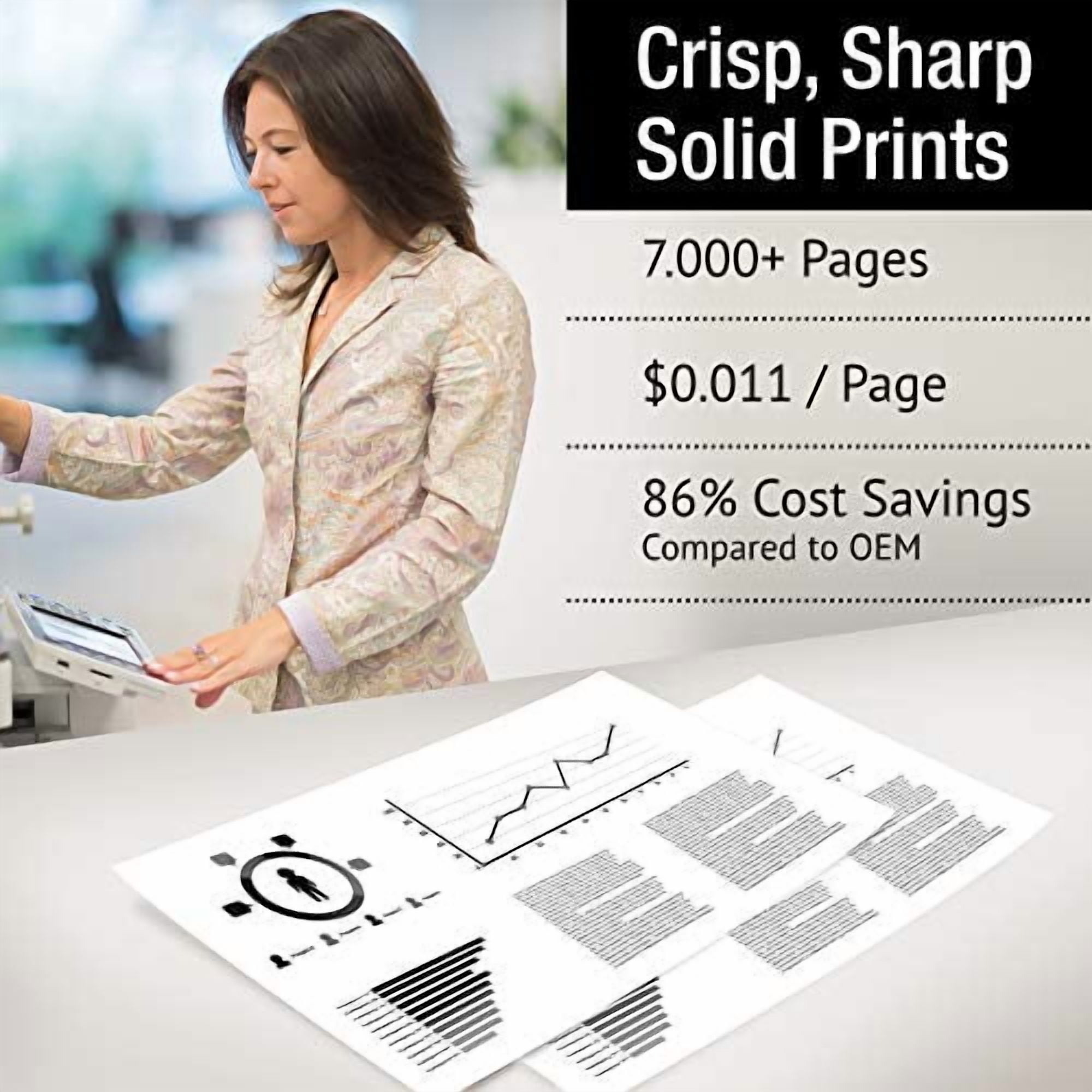 CS Compatible Toner Cartridge Replacement for HP CP5200 CE740A Black HP 307A Color CP5200 ...