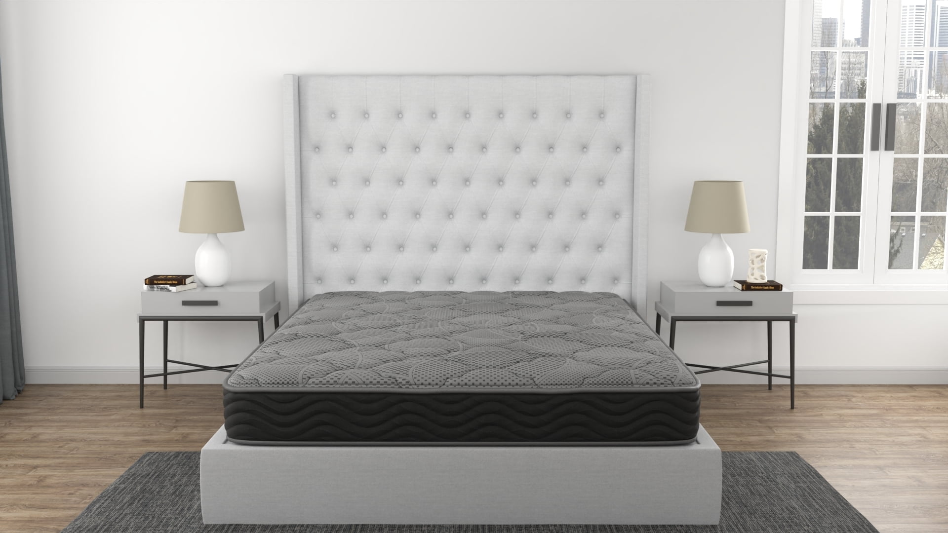 CS Hybrid Pocket Coil 8" Twin Mattress - Walmart.com