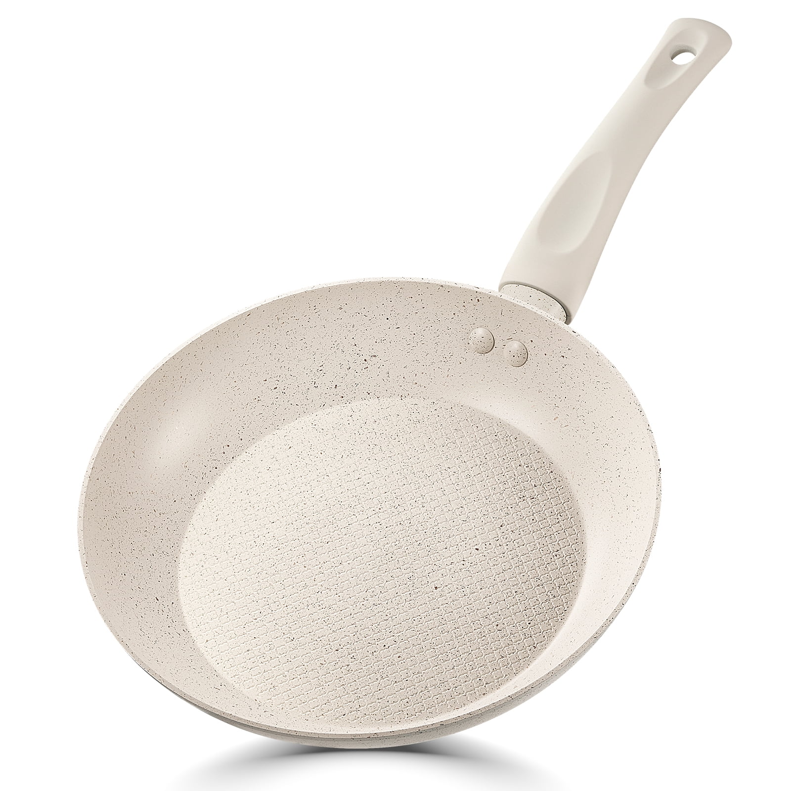 Koch Systeme CS 10 Inch White Frying Pan Nonstick, Ultra Non Stick Pan ...