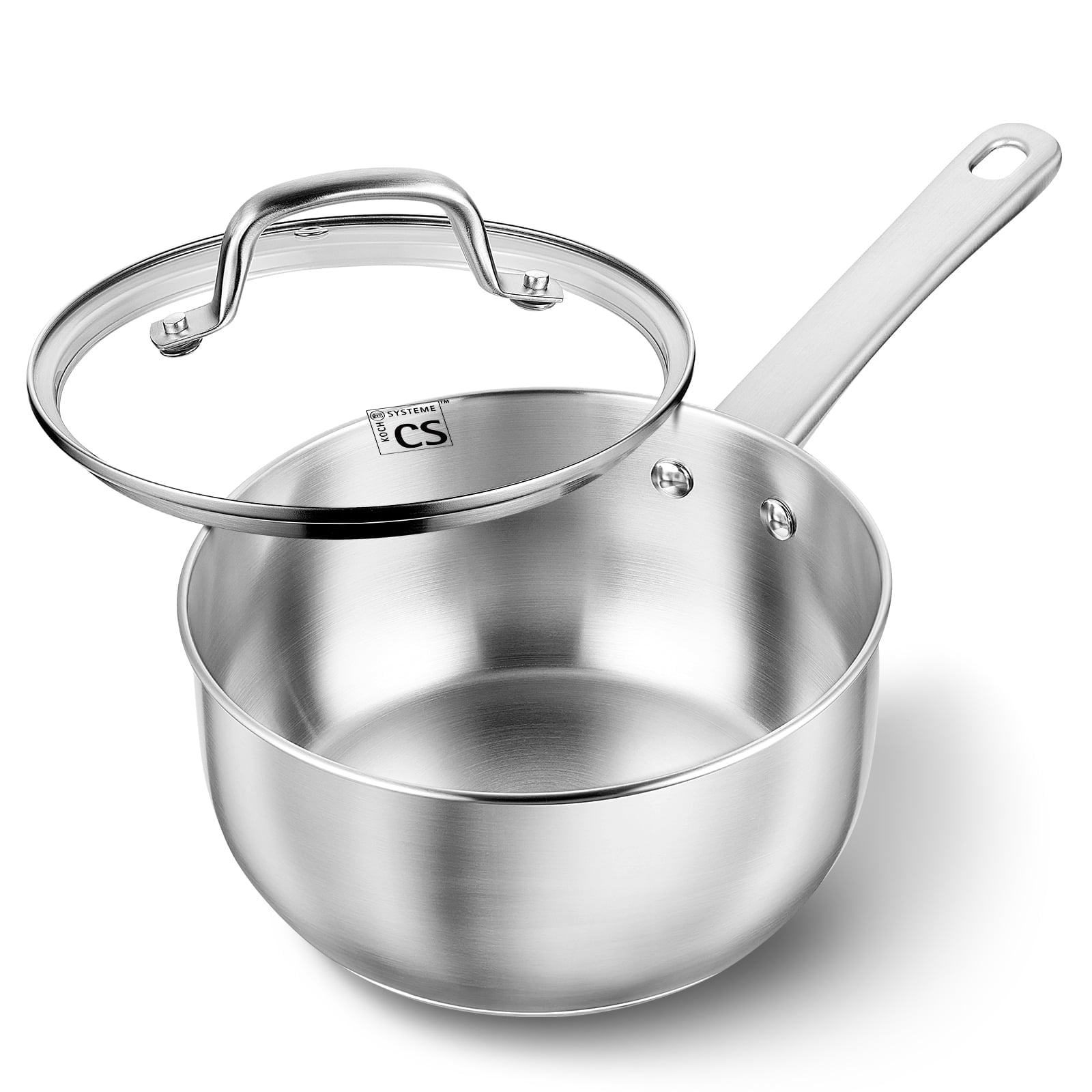 CS KOCHSYSTEME 1QT Stainless Steel Saucepan with Lid - Walmart.com