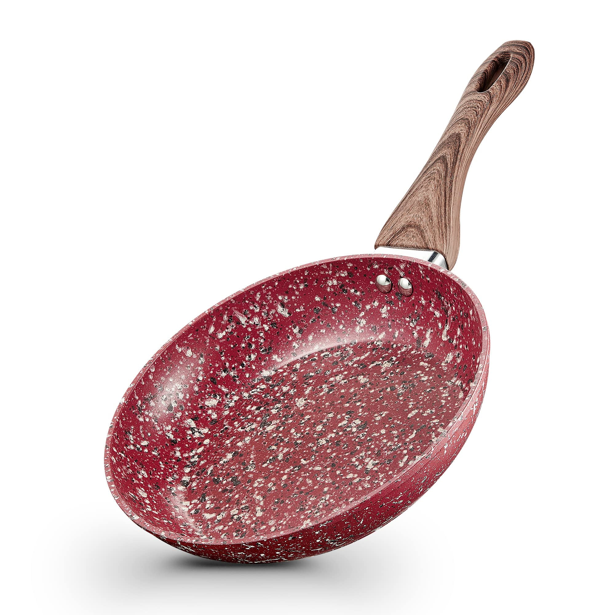 Koch Systeme CS 8 Inch Red Marble Nonstick Frying Pan - Walmart.com