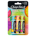 ChapStick Tropical Treats Flavored Lip Balm, Watermelon, Tangerine ...