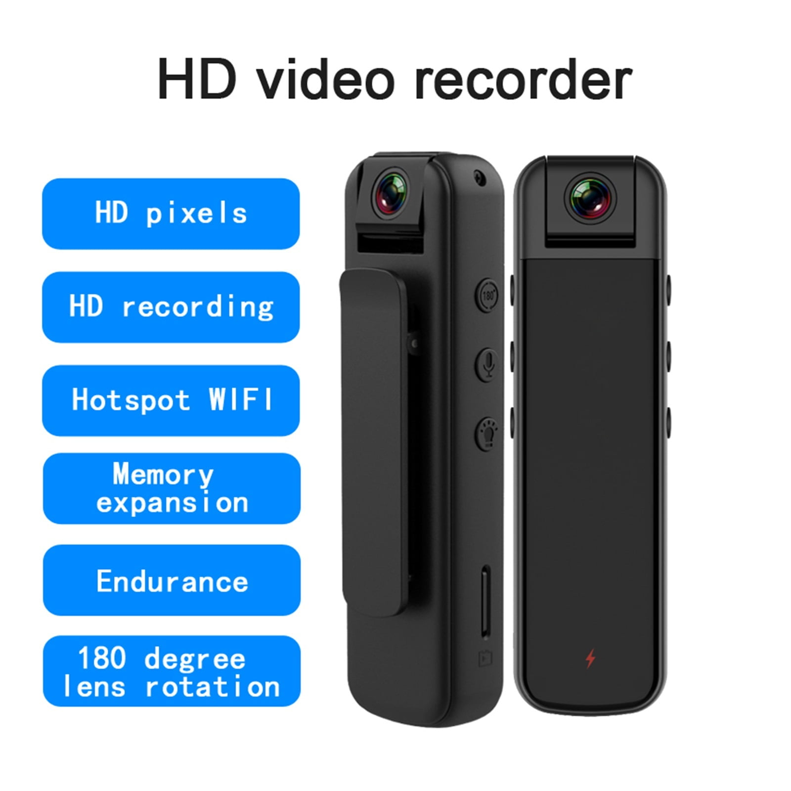 CS06 Mini HD Body Camera 1080P Sports Camera Hotspot 1.4-inch Display ...