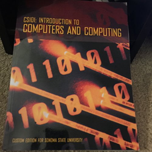 Pre-Owned CS101: Introduction to Computers and Computing (Custom ...