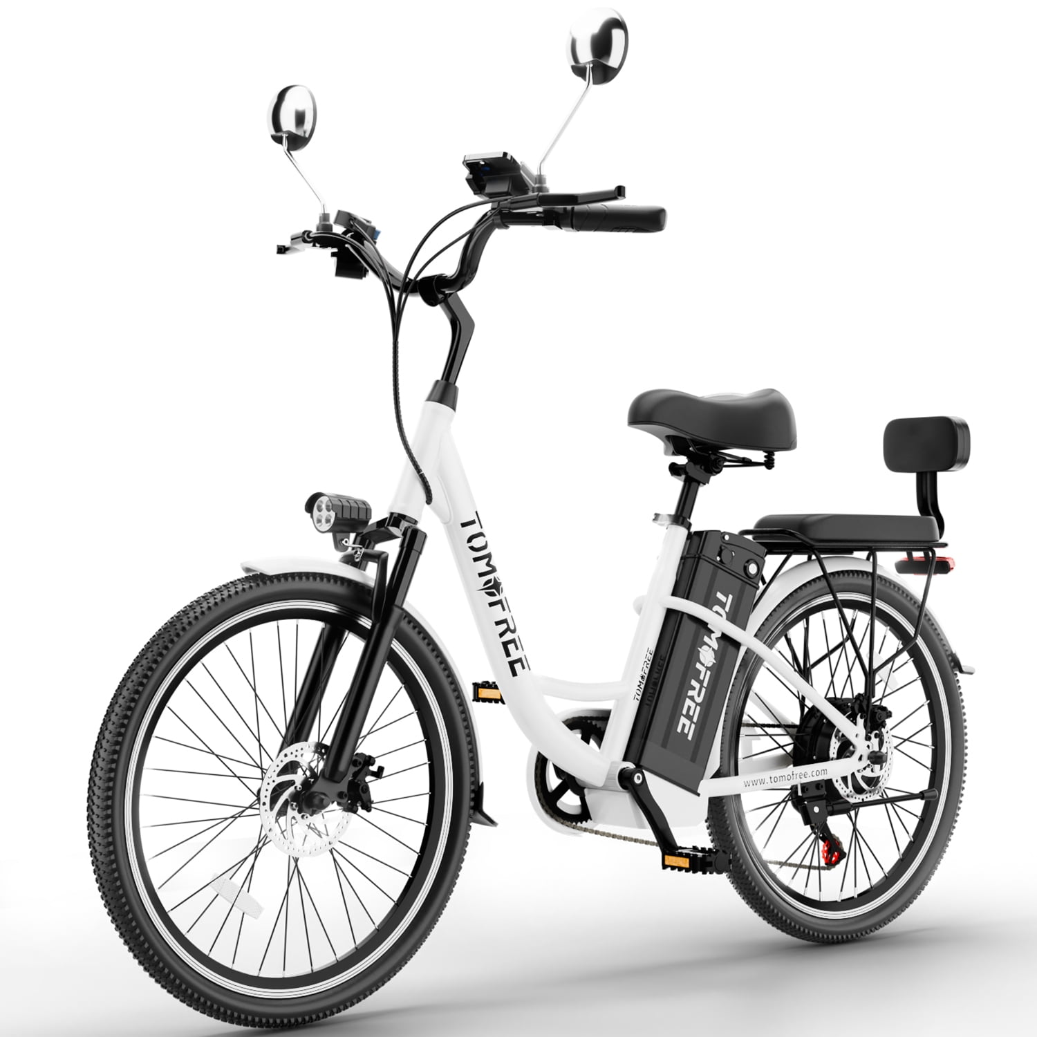 CS20 Electric Bike for Adults,Cityscape Electric Bike,500W 48V 20Ah,6.5hours,24in Beach Cruiser ...