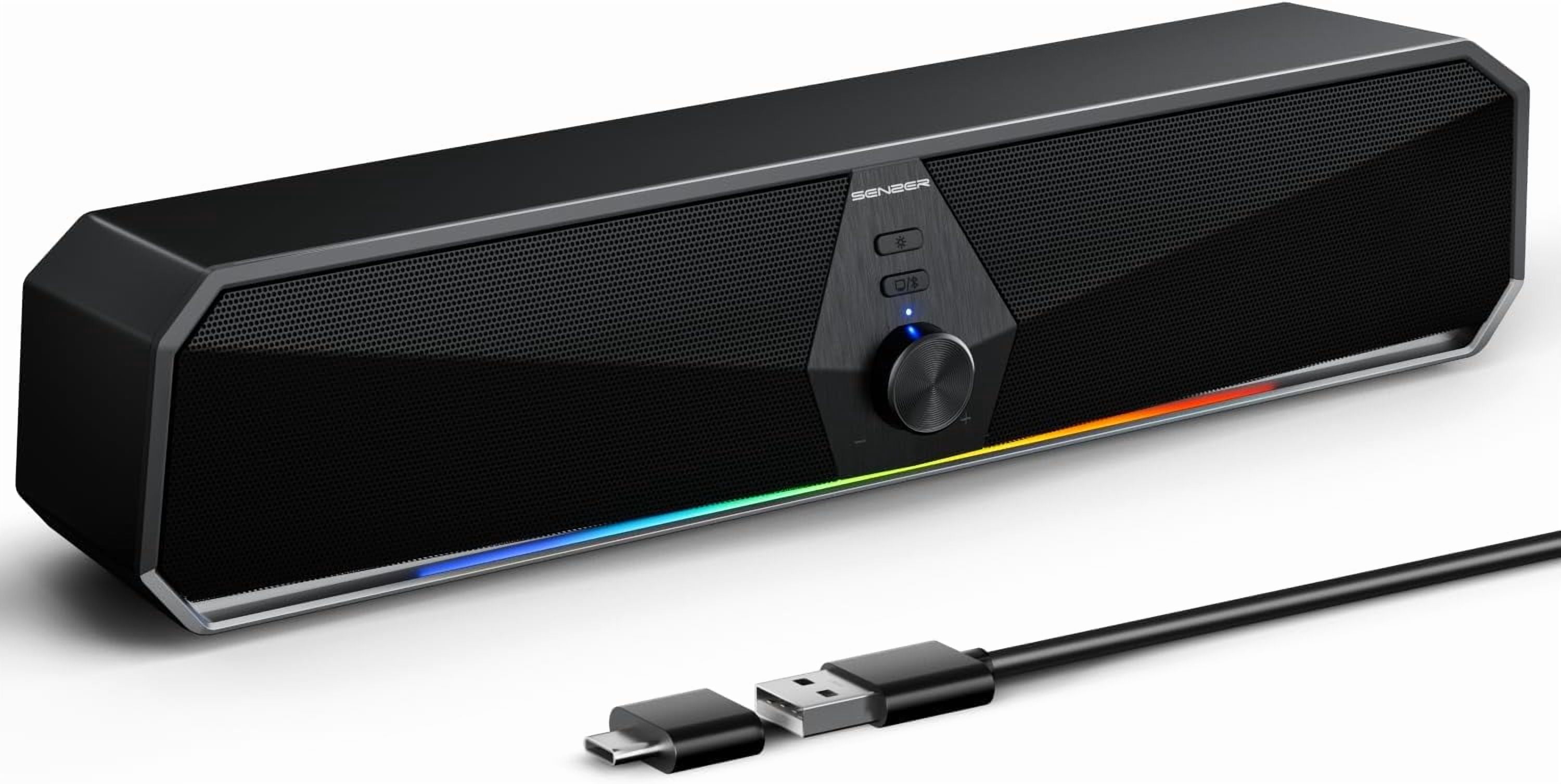 CS30 Bluetooth Computer Speakers for Desktop, USB Plug & Play PC ...