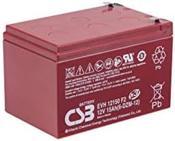 CSB EVH12150 F2 12Volt/15. Amp F2-Faston Tab 250 Terminal Sealed Lead ...