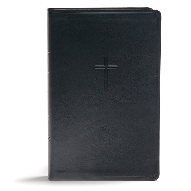 CSB Everyday Study Bible, Black Leathertouch, (Hardcover) - Walmart.com