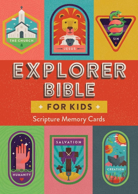 CSB Explorer Bible for Kids Scripture Memory Cards, (Hardcover ...