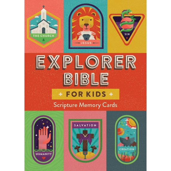 CSB Explorer Bible for Kids Scripture Memory Cards, (Hardcover ...
