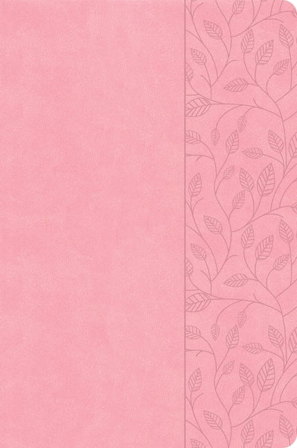 CSB Large Print Thinline Bible, Value Edition, Soft Pink Leathertouch ...