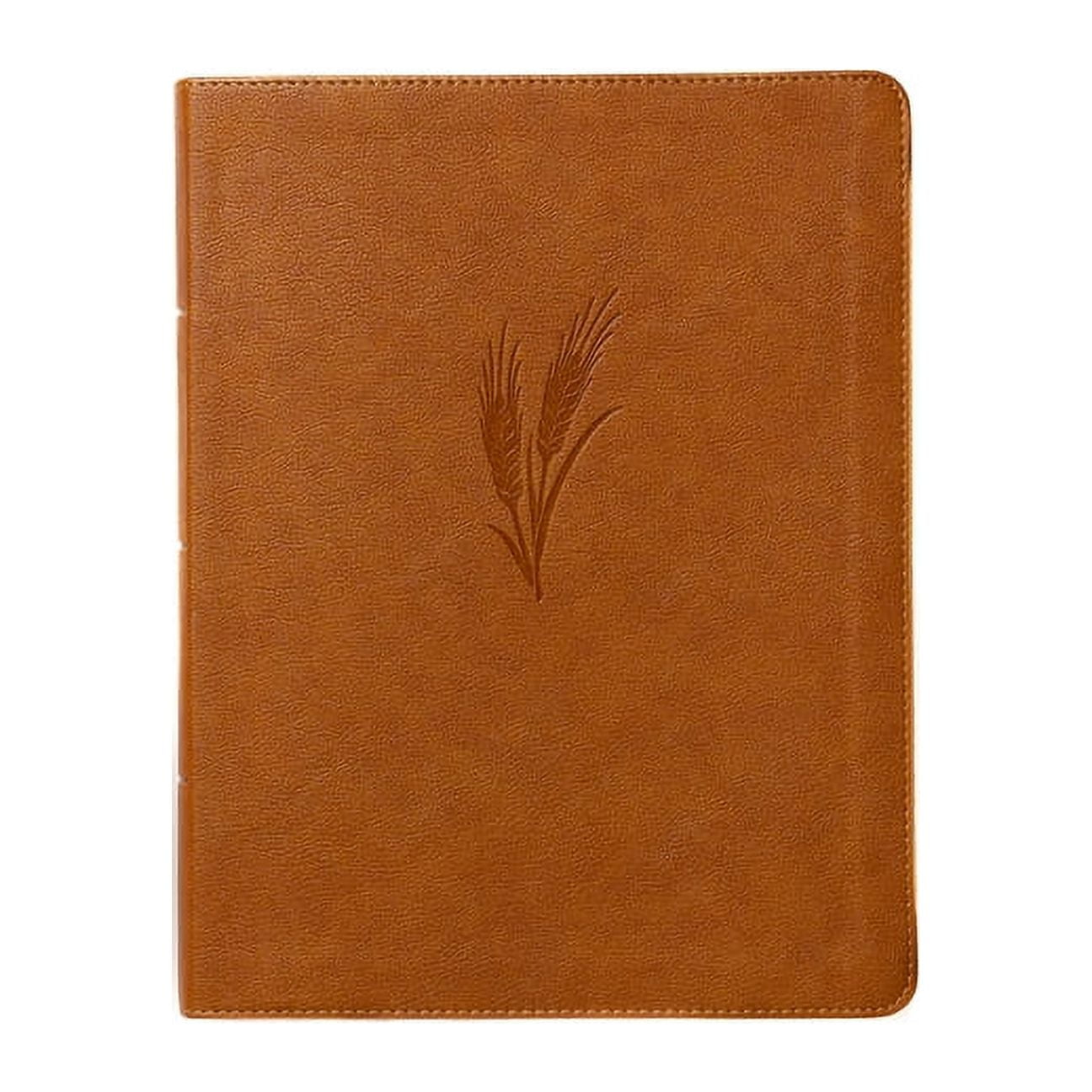 CSB Notetaking Bible, Large Print Edition, Camel LeatherTouch ...