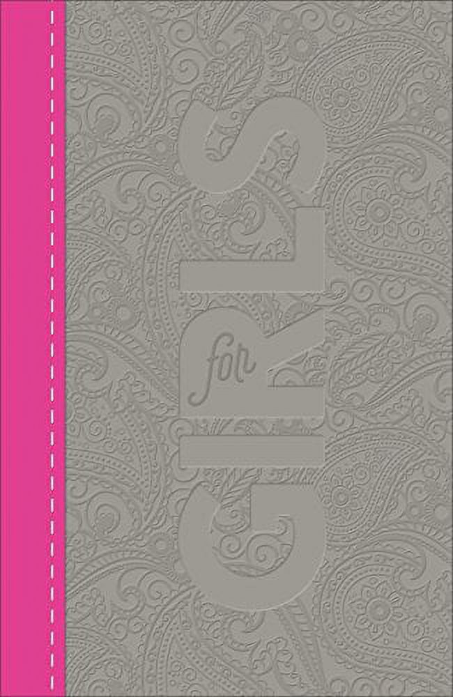 Pre-Owned CSB Study Bible for Girls Pewter/Pink, Paisley Design ...