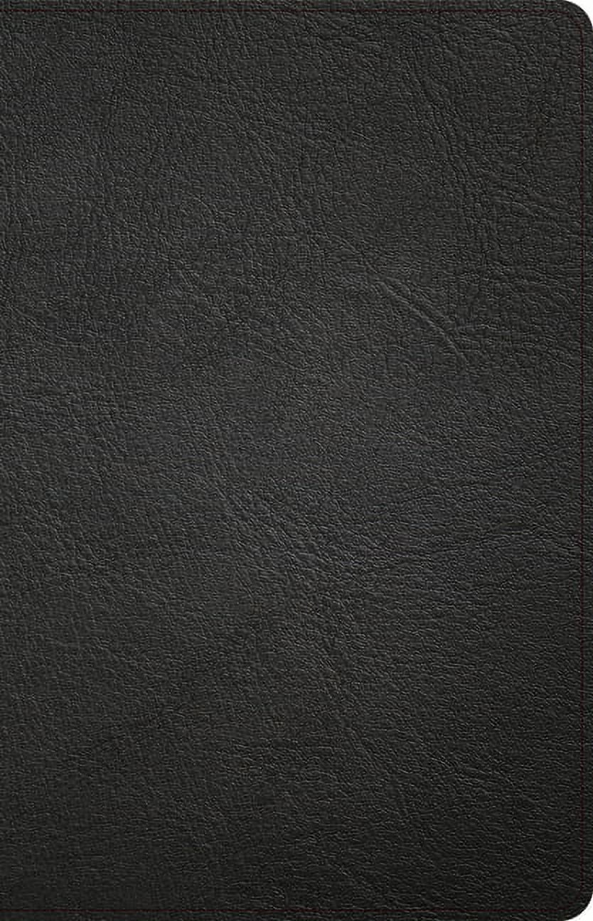 CSB Thinline Reference Bible, Black Genuine Leather (Hardcover ...