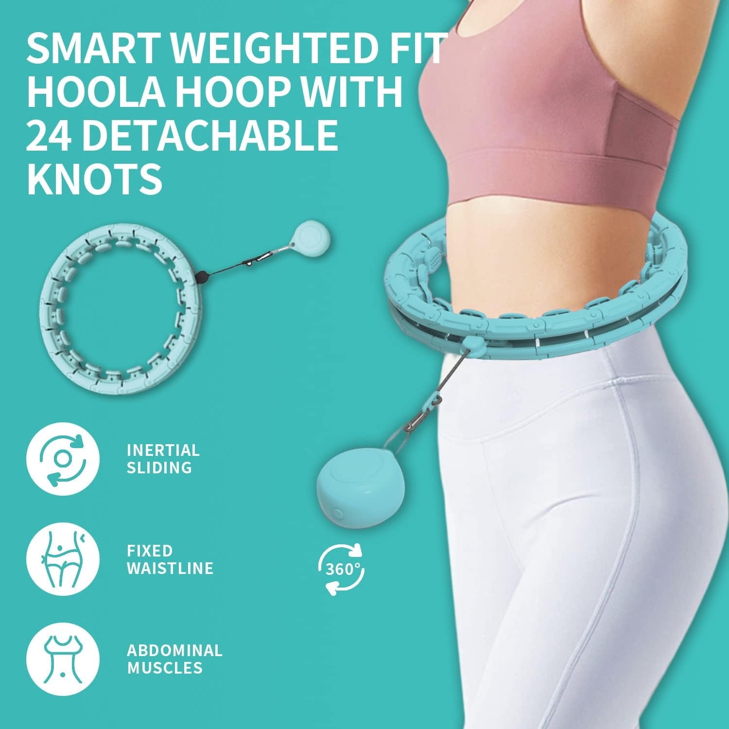 Csbrst High Quality Weighted Hoola Hoop For Achieving Highly Effective Toning The Ultimate