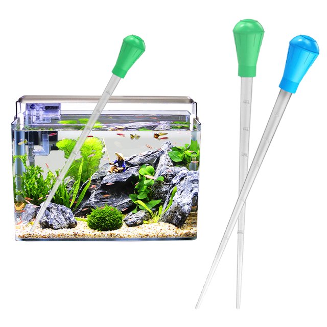 CSCHome 2 PCS Fish Tank Cleaner Vacuum Aquarium Vacuum for Feeder ...
