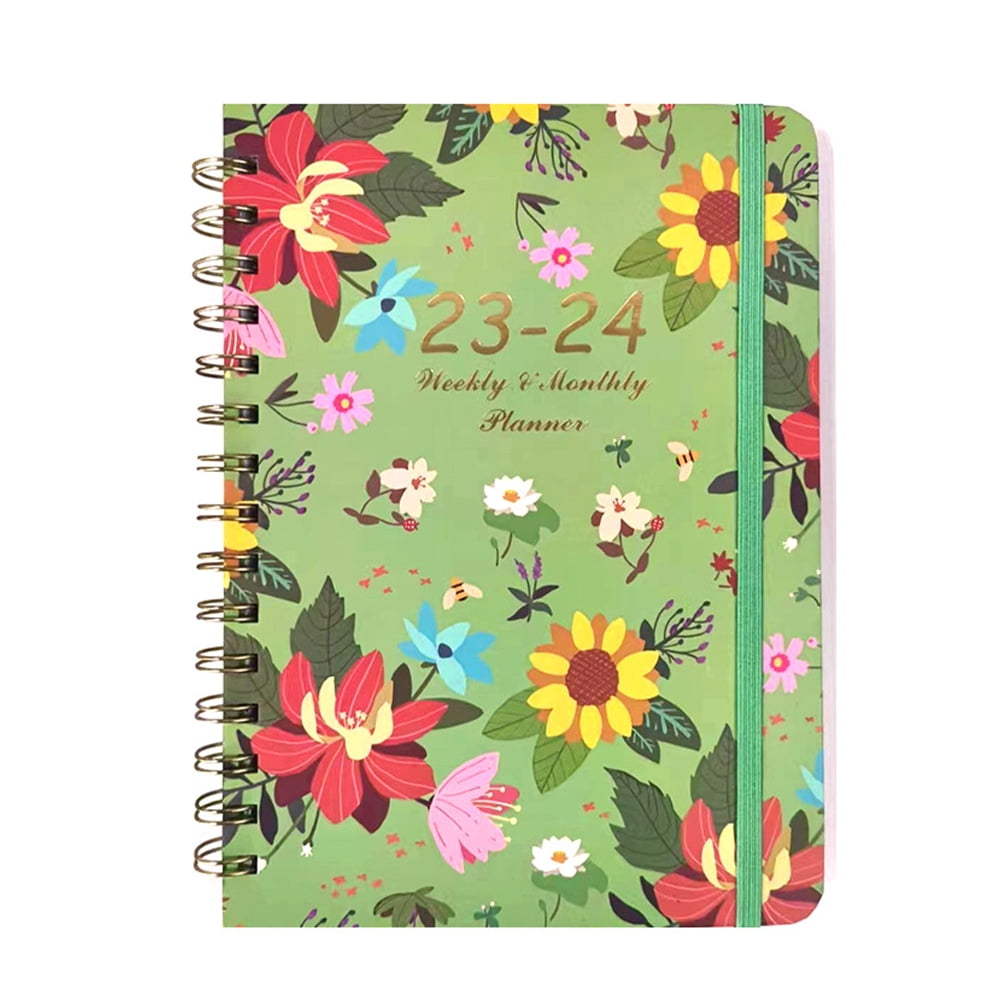 CSCHome 2023-2024 Planner, Lay 180° Flat Smooth Writing Weekly Planner ...