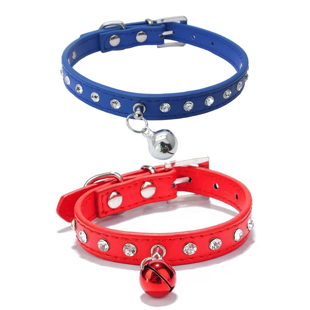 CSCHome 2PCS Dog Cat Leash, Pet Cat Collar with Bell Adjustable, Cat ...