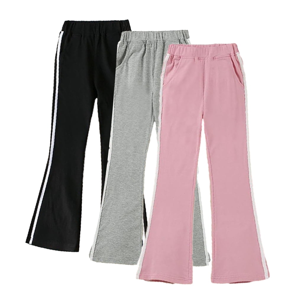 CSCHome 3-13Y Kids Toddler Girls Bell Bottom Baby New Flare Pants Big ...