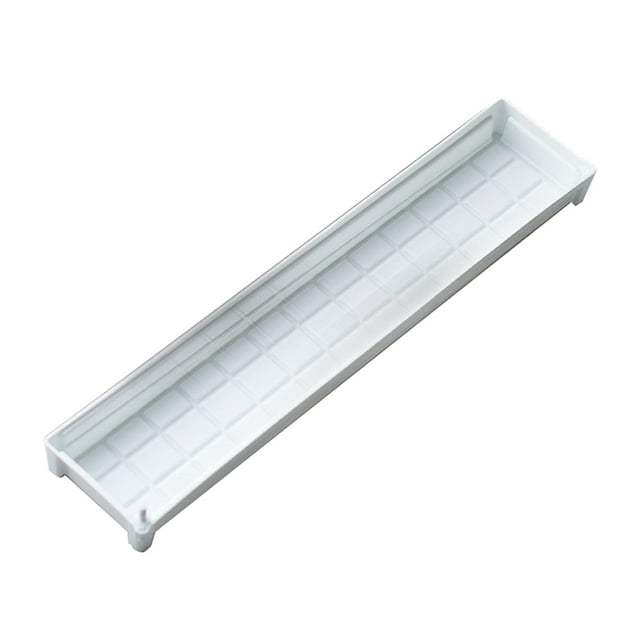 CSCHome 3.3x15.6x1.3inch Rectangular Clear Thick Plastic Heavy Duty ...