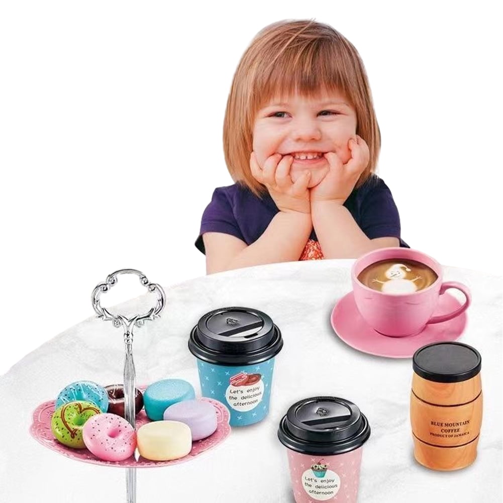 CSCHome 38 PCS Pretend Play Desserts Toy for Girls Imaginary Play ...