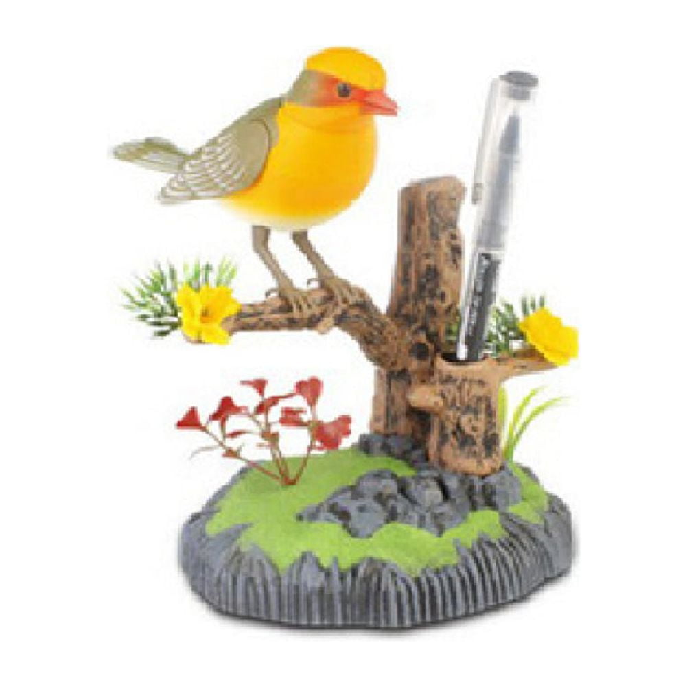 CSCHome 5.91x7.48inch Kids Sound Control Bird Toy with Pencil Desktop ...