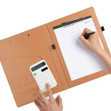 ProCase Portfolio 3-Ring Padfolio Folder Organizer, PU Leather Business ...