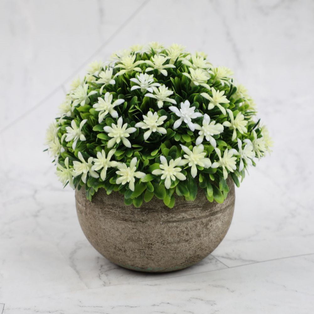 CSCHome Artificial Potted Plants Durable Pe+paper Pulp Pots Fake Plants ...