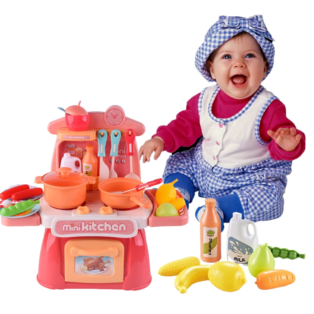 CSCHome Baby Toddler Kitchen Set Toys Durable Kitchen Appliances ...