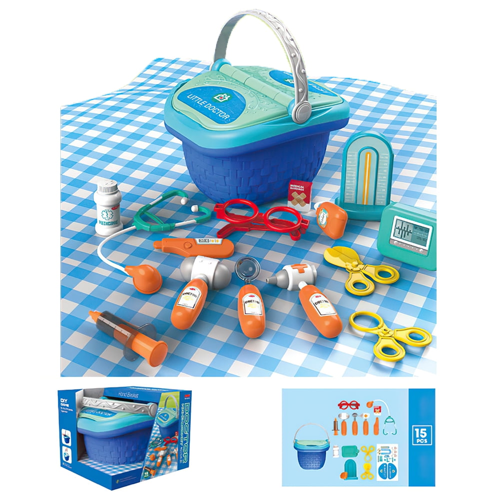 CSCHome Baby Toys Kids Playset Cute Carrying Basket with Fake Tools ...